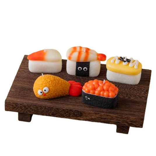 Whimwick Candle | Handmade Sushi Platter Candle – whimwick